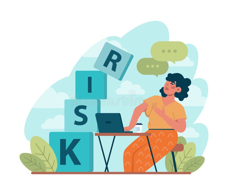 Business or Financial Risk Concept. Challenge, Danger or Difficulty ...