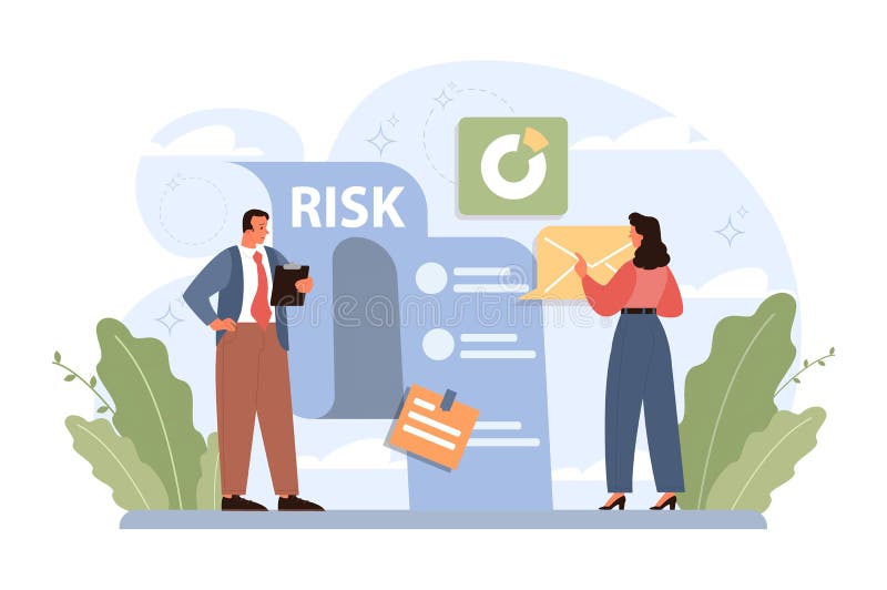 Business or Financial Risk Concept. Challenge, Danger or Difficulty ...