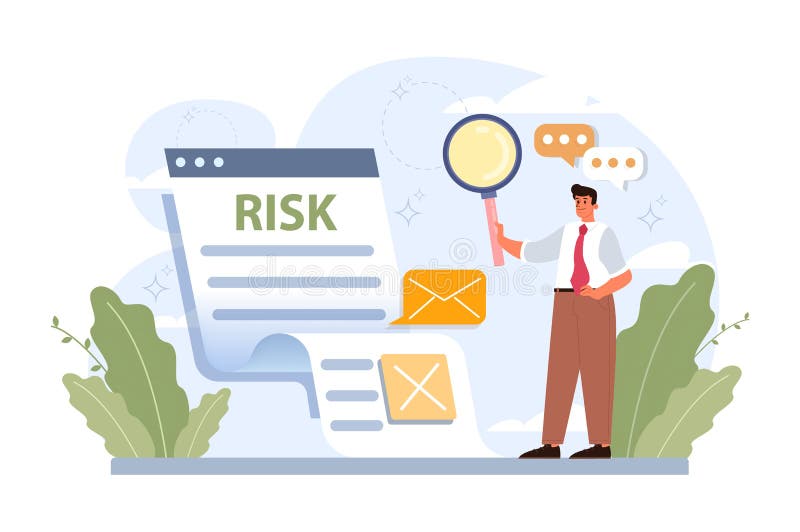 Business or Financial Risk Concept. Challenge, Danger or Difficulty ...