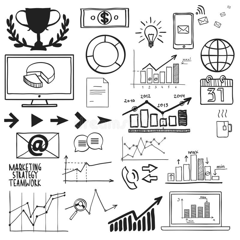 Hand Draw Doodle Sketch Mind Map Blank Flow Chart Stock Vector ... Hand Draw Doodle Sketch Mind Map Blank Flow Chart Stock Vector ...