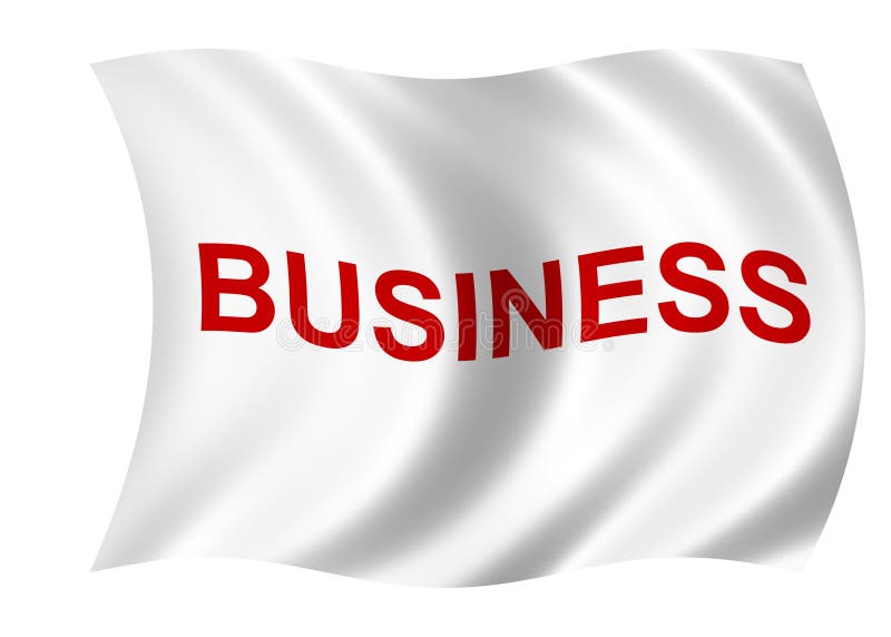 Business flag stock illustration. Illustration of sell - 2420938