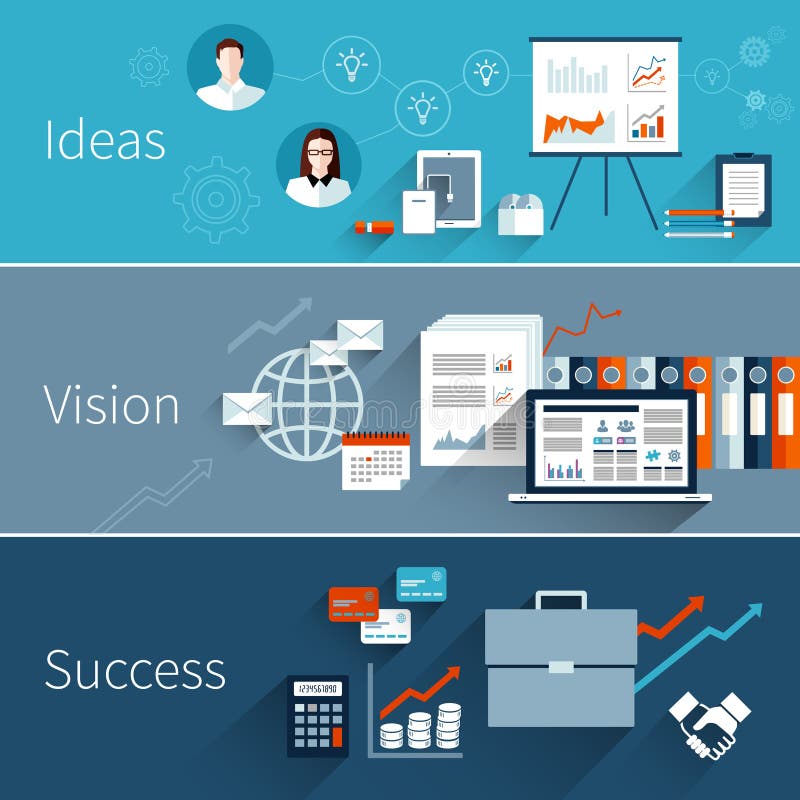 Flat Line Illustration of Product Development Process Stock Vector ...