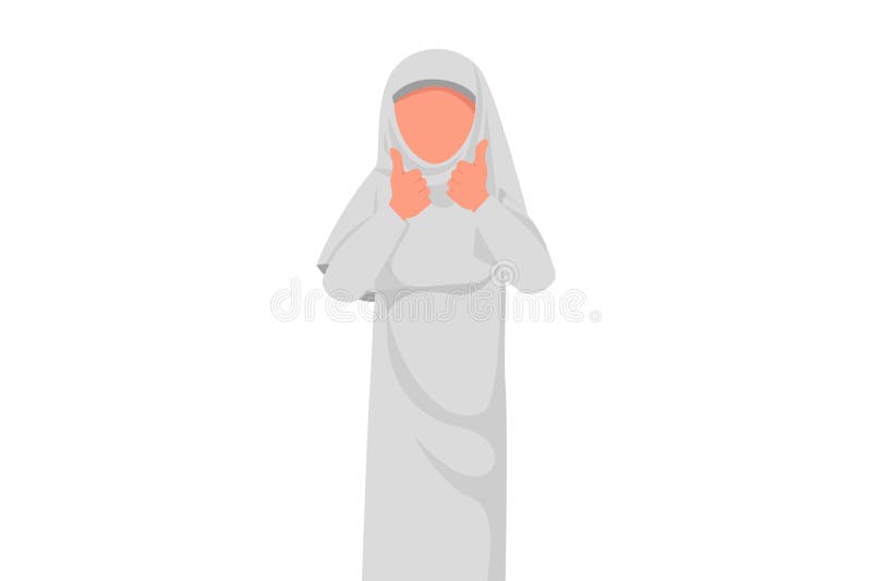 Drawing Of Arab Man Looking At The Mirror Seeing Timid Mini Version Of