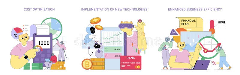 Business. Flat Vector Illustration Stock Vector - Illustration of process, innovation: 356508653