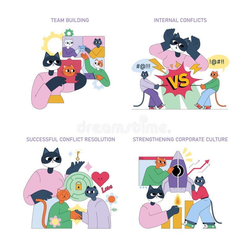 Business. Flat Vector Illustration Stock Vector - Illustration of ...