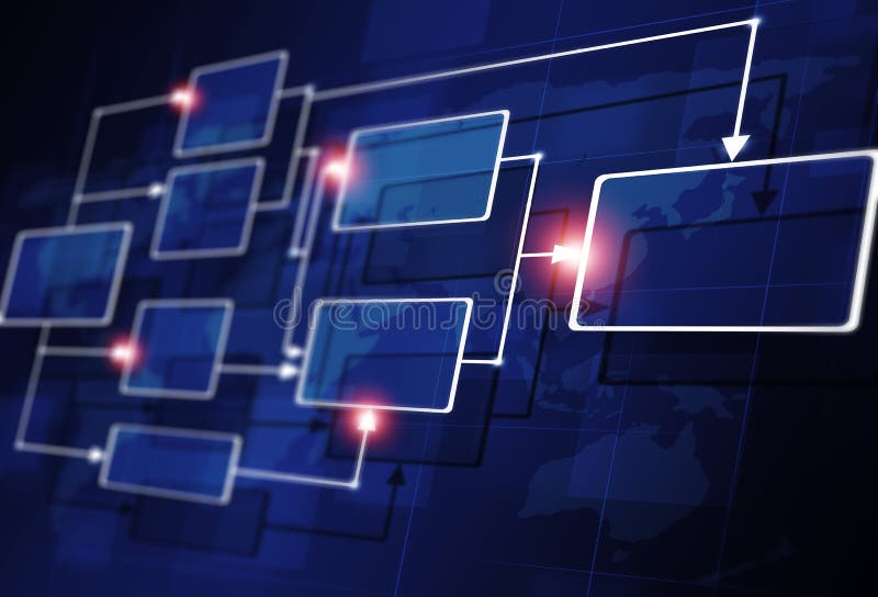 Business Flow Chart Background Stock Photo - Image of chart, process ...