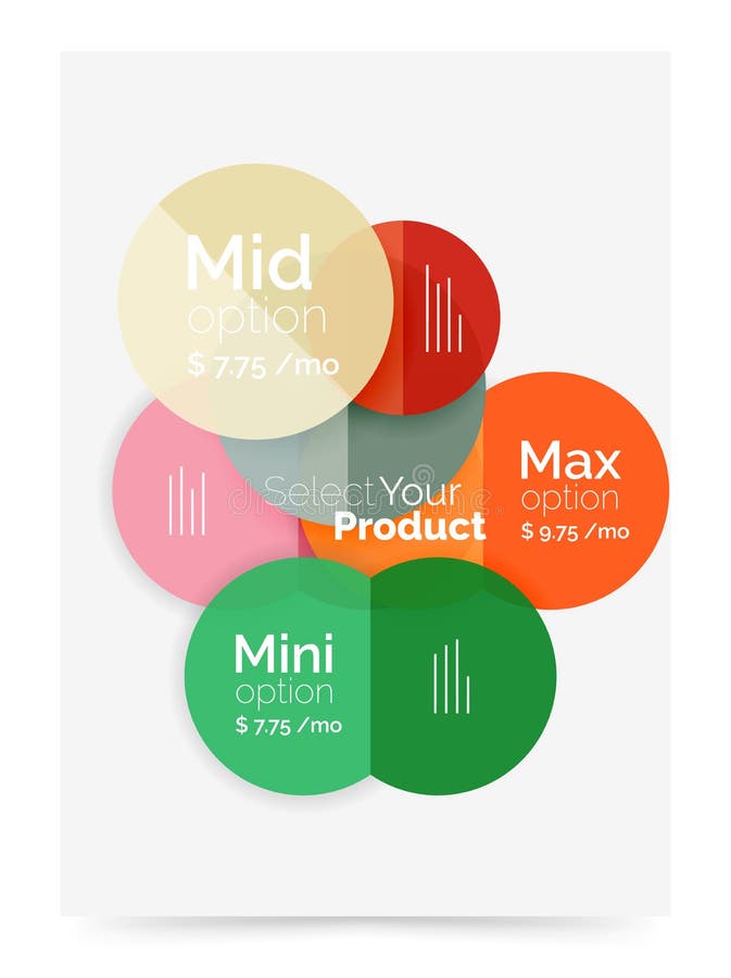 Business Flyer Circle Abstract Background Stock Vector - Illustration ...