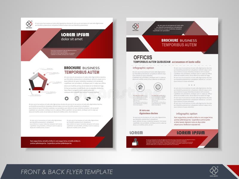 Business Flyer Presentation Stock Vector - Illustration of layout ...