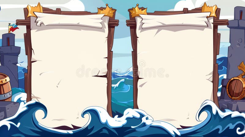 Business Flyer Template, Front and Back, Blank with Transparent Strip ...