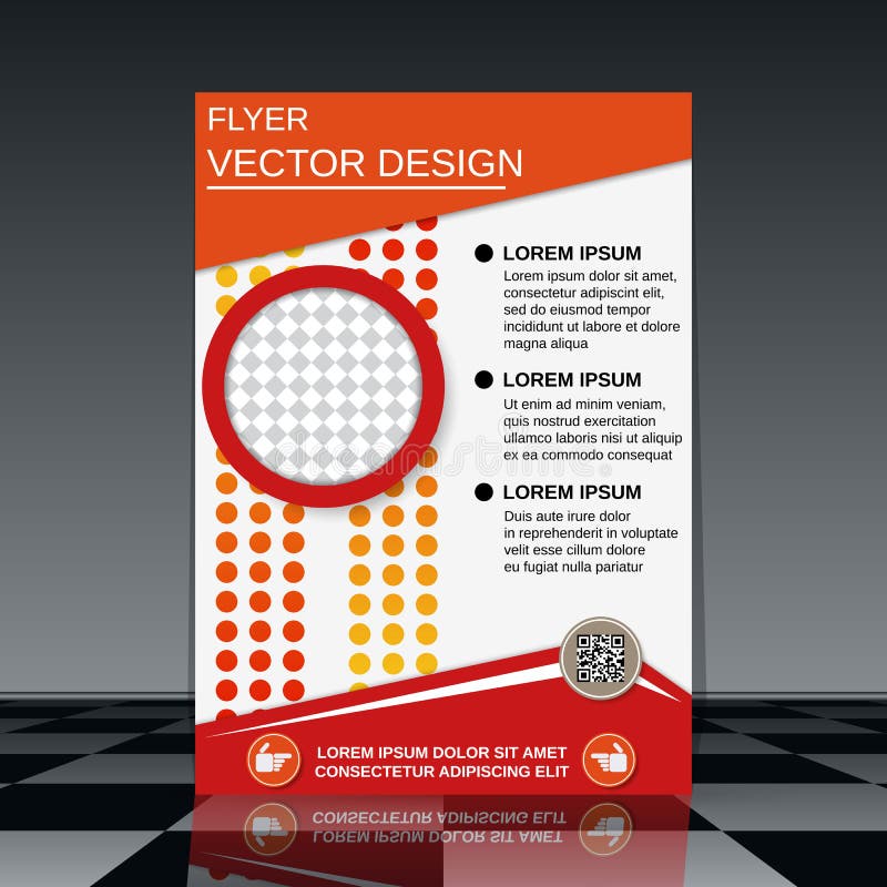Business Flyer Vector Template Stock Vector - Illustration of frame ...