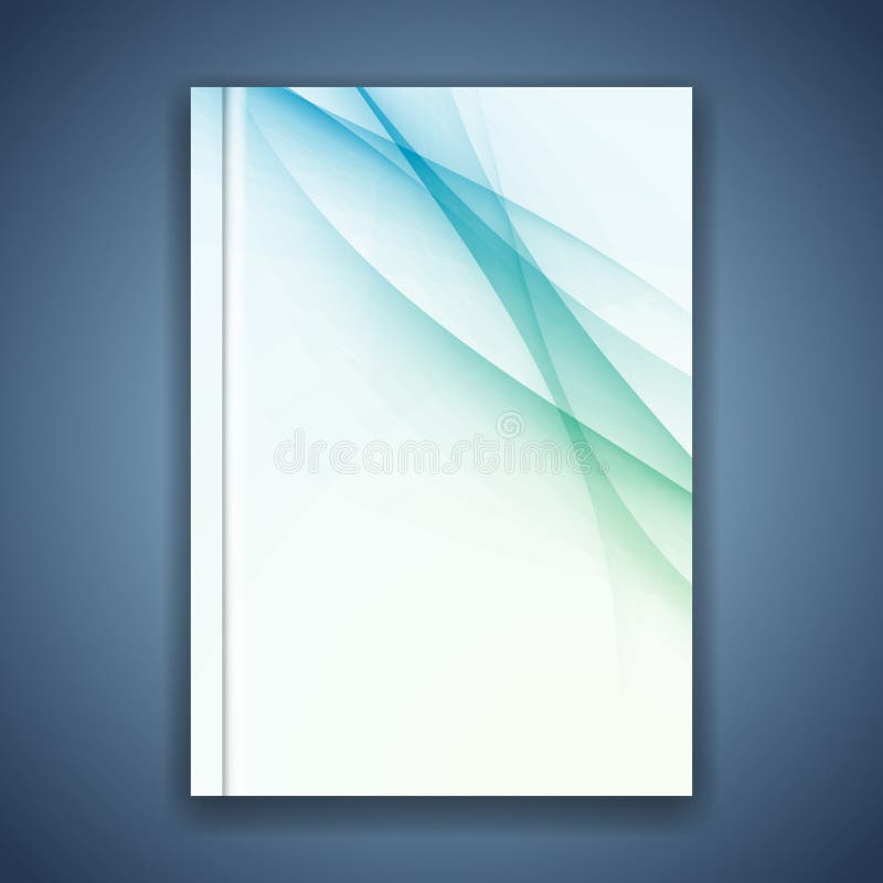 Business Folder Cover Conceptual Layout Stock Vector - Illustration of ...