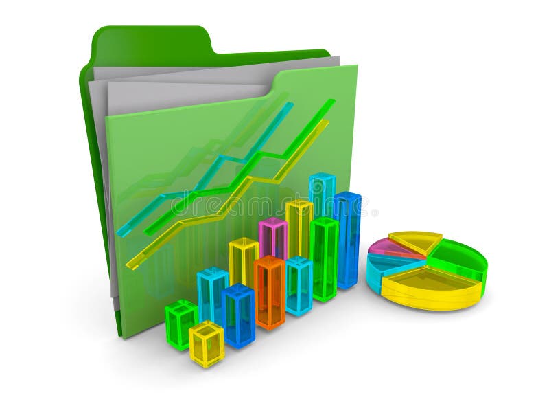 Business Folder - 3D stock illustration. Illustration of server - 51316061