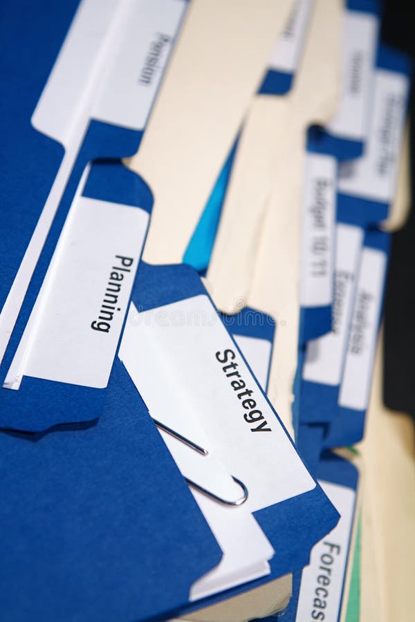 Business Folders stock photo. Image of system, labels - 14843490