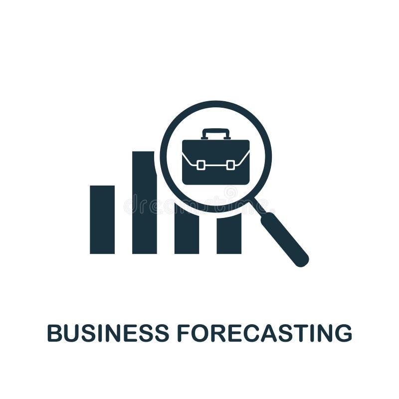 Business Forecasting Icon. Creative Element Design from Business ...