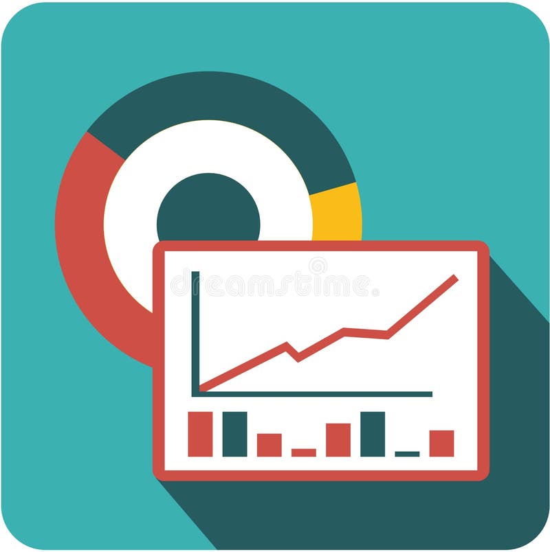 Business forecasting icon stock vector. Illustration of analysis - 99751956