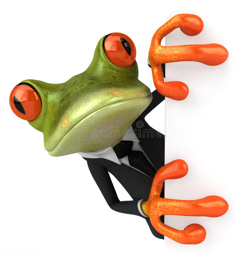Business frog stock illustration. Illustration of illustration - 20263403