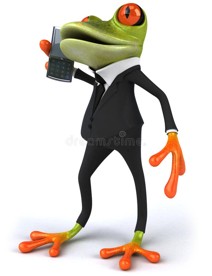 Business frog stock illustration. Illustration of business - 20747388