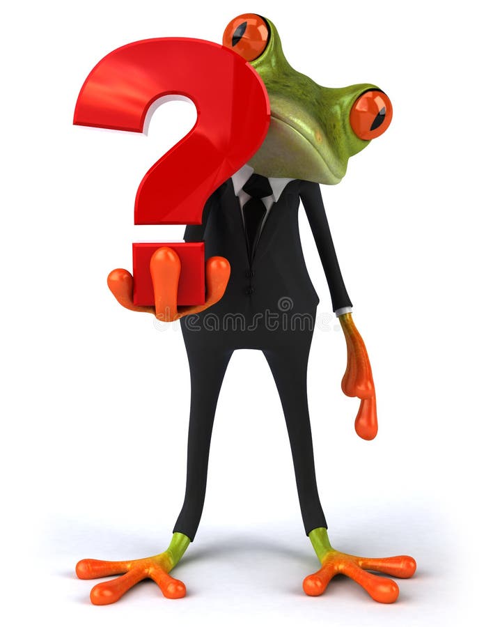 Question mark man stock illustration. Illustration of business - 2533303