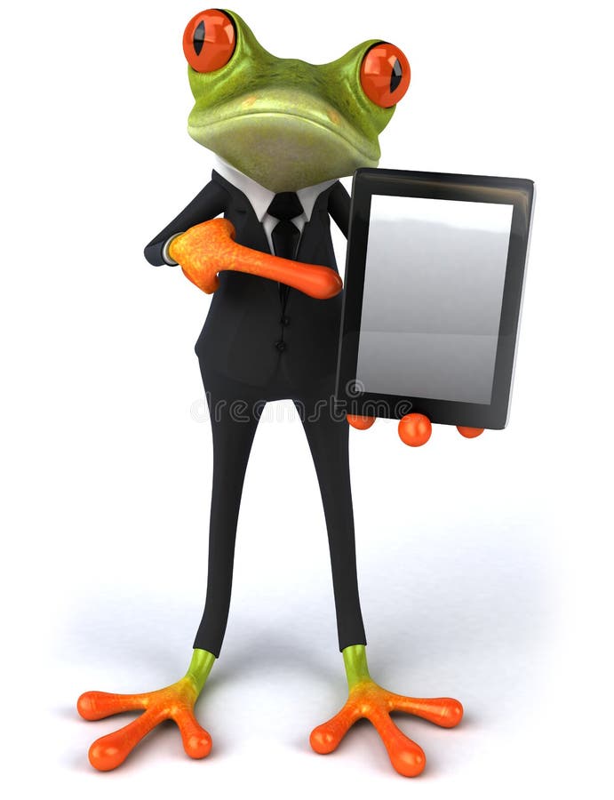 Business frog stock illustration. Illustration of frog - 20839284