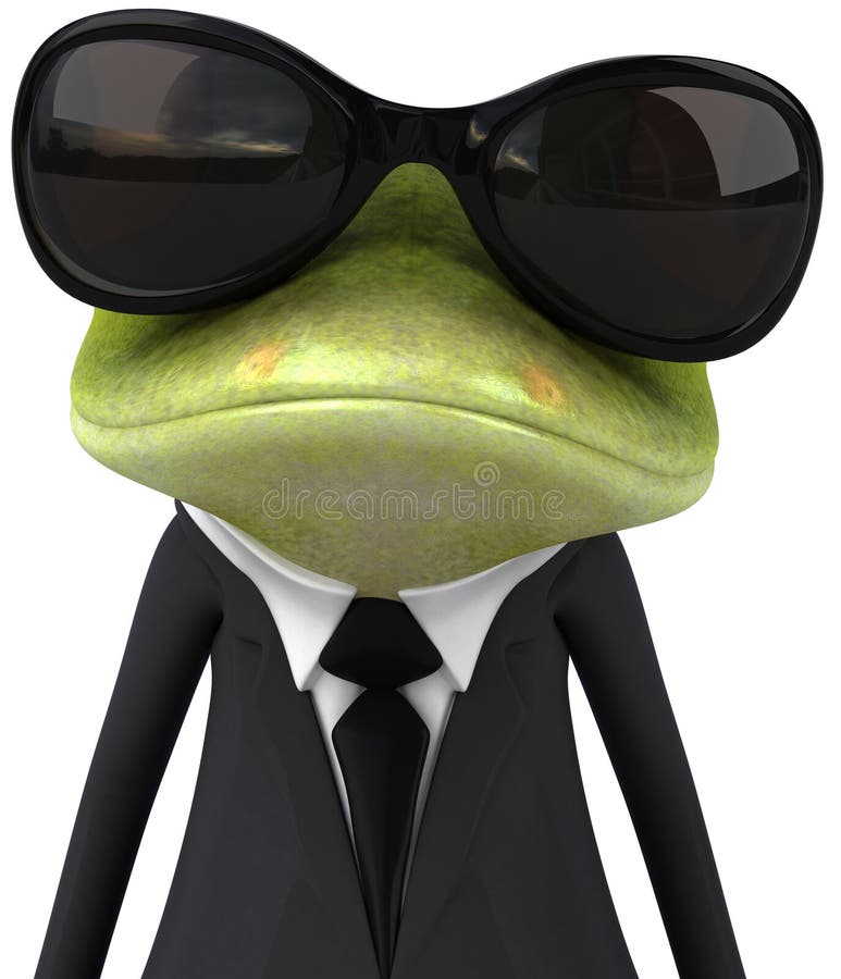 Business frog stock illustration. Illustration of nature - 20298409