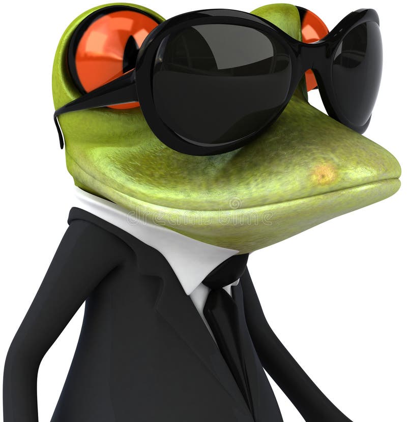 Business frog stock illustration. Illustration of environment - 20935282