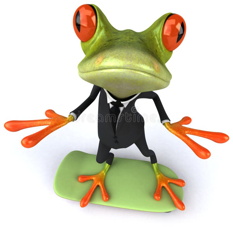 Business frog stock illustration. Illustration of business - 21014488
