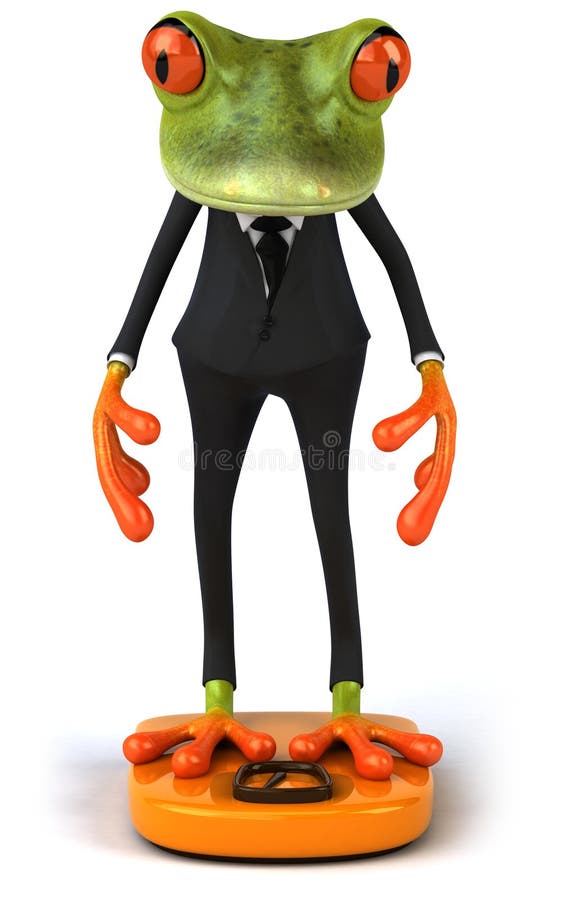 Business frog stock illustration. Illustration of toad - 21259067