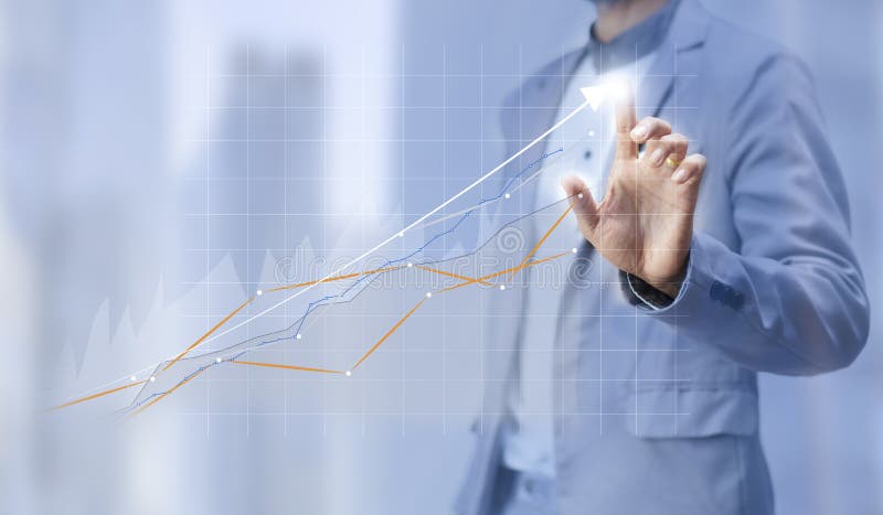 Business Future Planning Target Graph Growth and Success Stock Photo ...