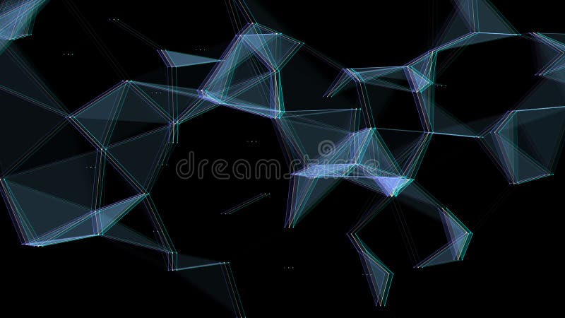 Business Futuristic Backdrop. Network Connection Structure Cyberspace ...