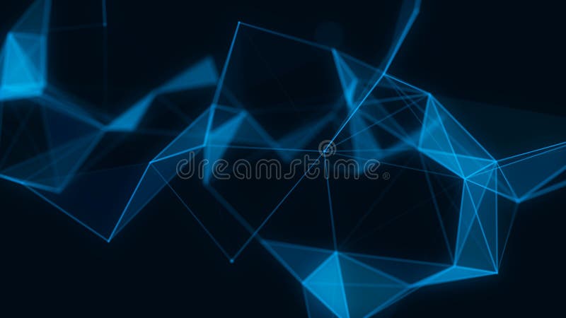 Business Futuristic Backdrop. Network Connection Structure Cyberspace ...