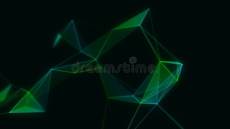 Business Futuristic Backdrop. Network Connection Structure Cyberspace ...