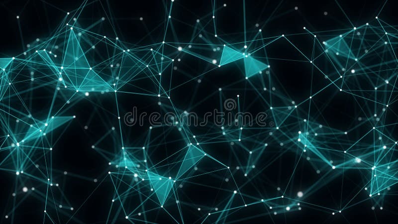 Business Futuristic Backdrop. Network Connection Structure Cyberspace ...