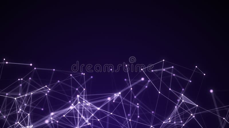 Business Futuristic Backdrop. Network Connection Structure Cyberspace ...