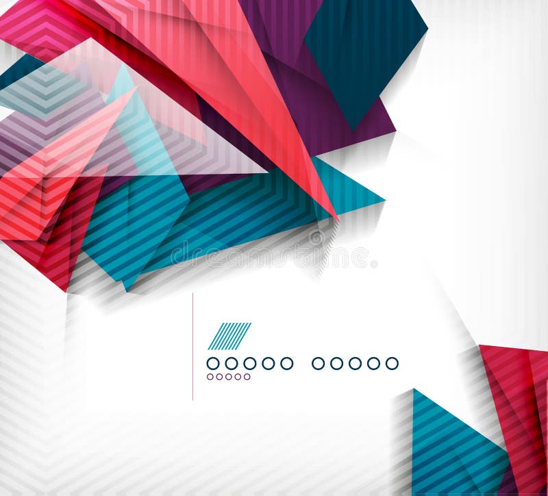 Business Abstract Geometric Financial Report Brochure Template Stock ...