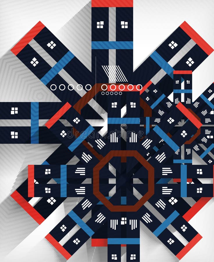 Business Geometric Shape Abstract Background Stock Vector ...