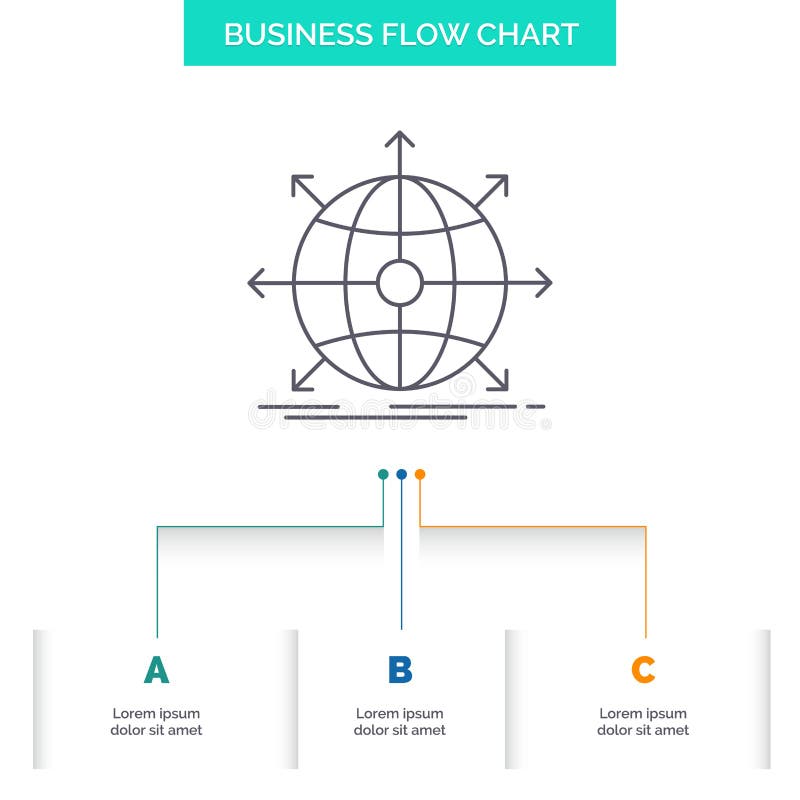 Business, Global, International, Network, Web Business Flow Chart ...