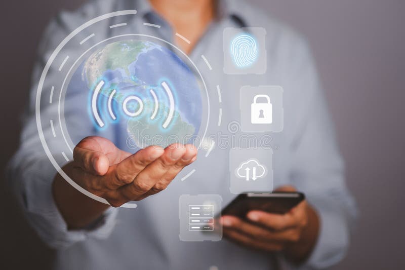 Business Global Network Connection Application Technology and Digital ...