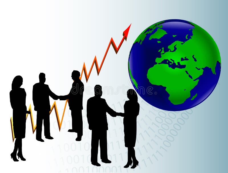 Business Globalization stock vector. Illustration of globalization ...