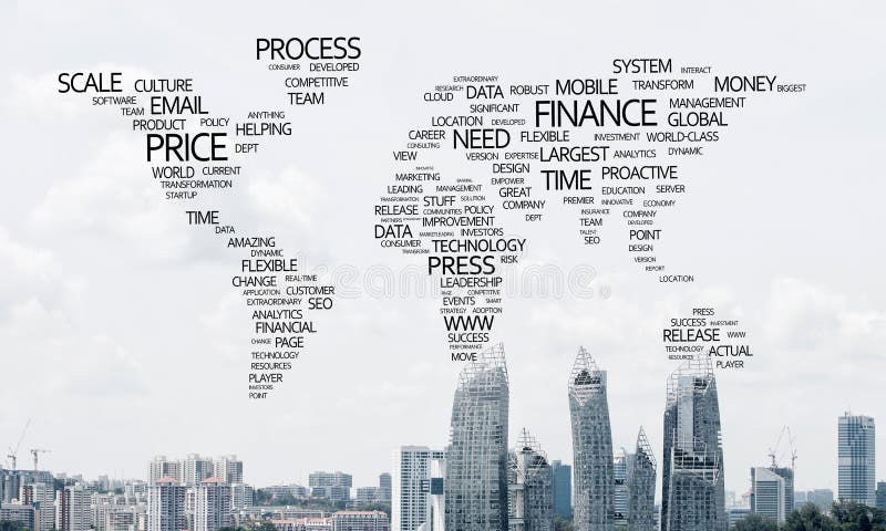 Business Globalization Concept. Stock Image - Image of background ...