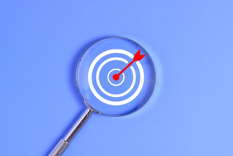 Business Goal Planning Project Target Stock Image - Image of successful ...