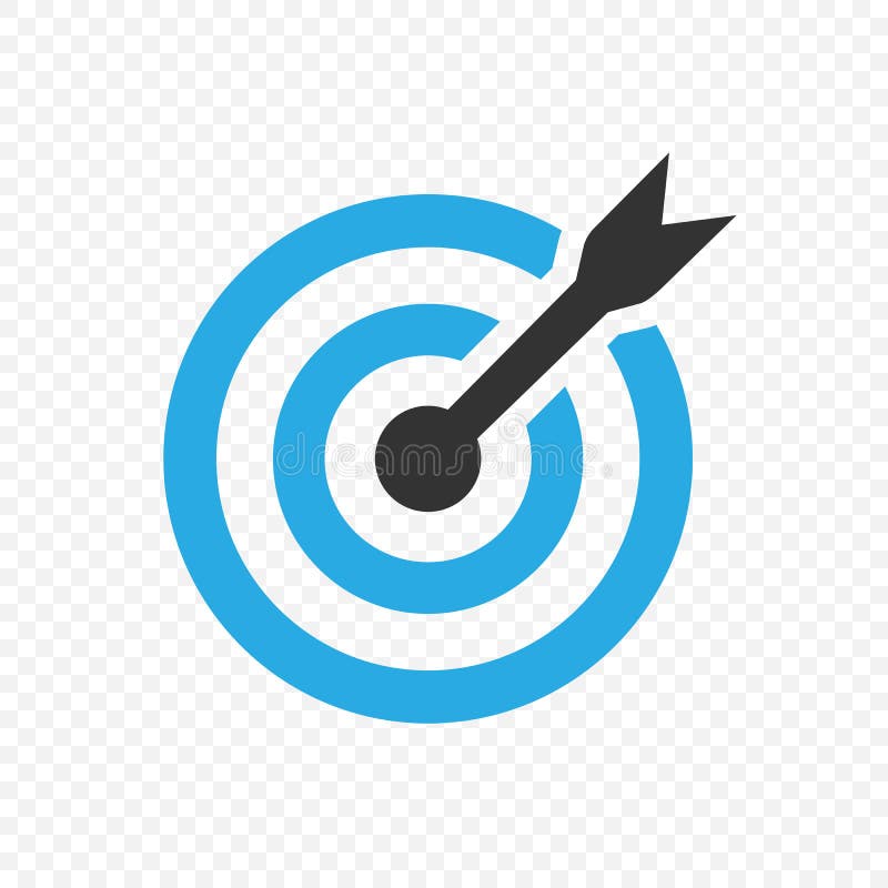 Business Goal Vector Icon. Target Symbol Isolated. Vector Icon EPS 10 ...