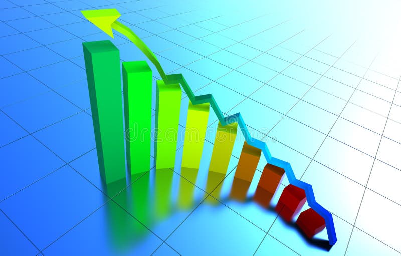 Business graph stock illustration. Illustration of business - 11950962