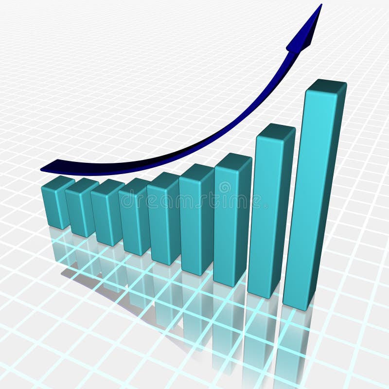 Business graph stock illustration. Illustration of business - 11950962