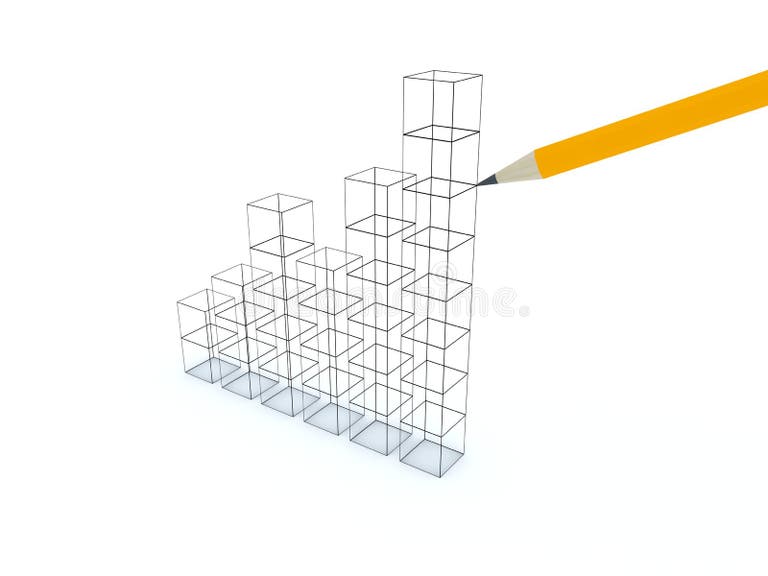 Pencil Business Graph Stock Illustrations – 12,673 Pencil Business ...
