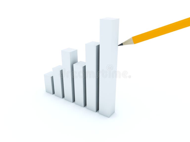 Pencil Business Graph Stock Illustrations – 12,673 Pencil Business ...
