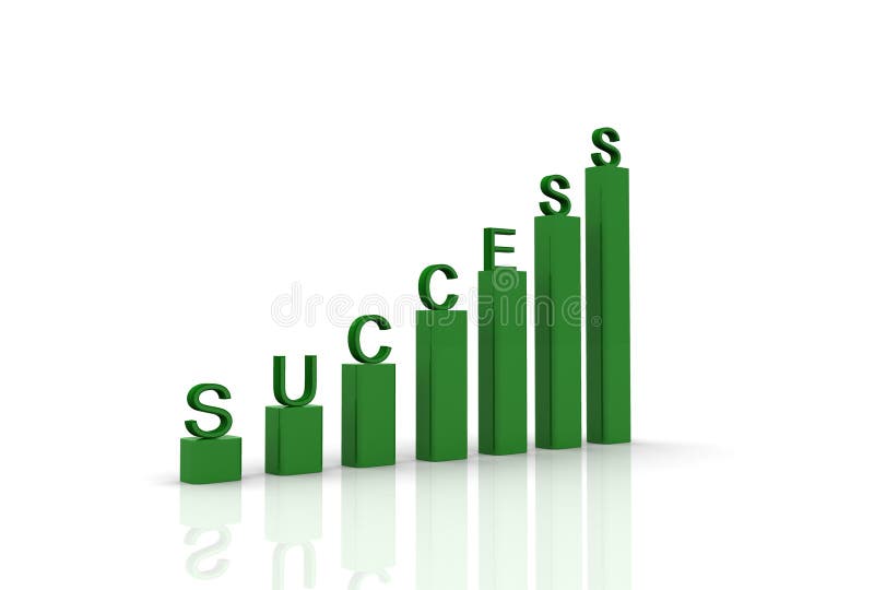 Success graph stock illustration. Illustration of graphic - 11043089