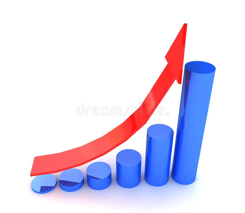 Business Graph stock illustration. Illustration of economy - 758833