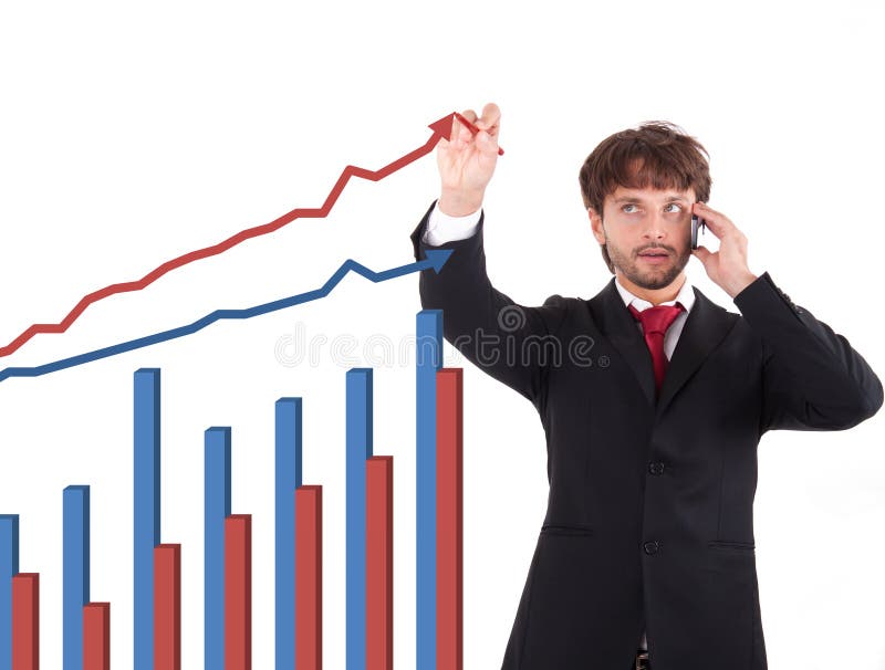 Business graph stock image. Image of grow, gain, report - 19451845