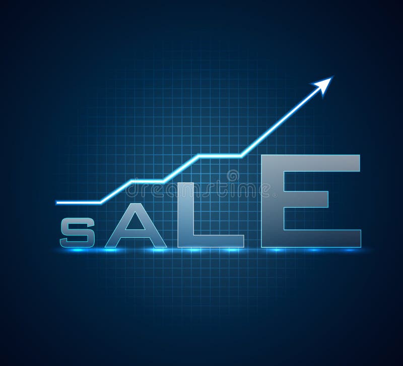 Increase Sales stock vector. Illustration of development - 15018112