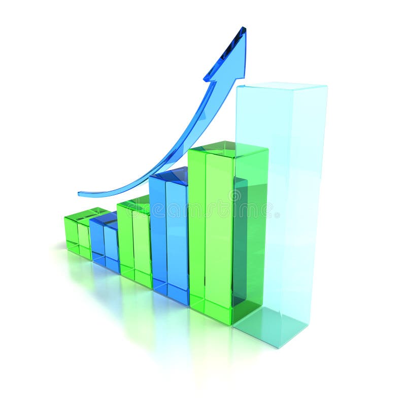 Bar graph stock vector. Illustration of forecasting, increase - 11546237